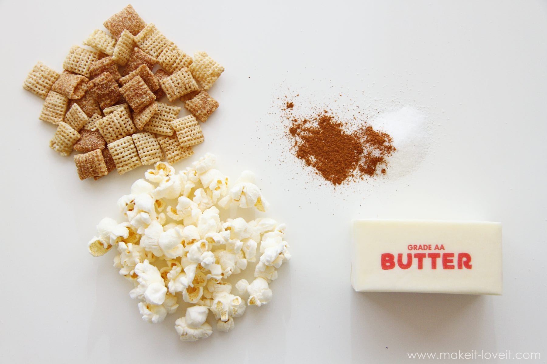 Cinnamon Popcorn & Chex Mix. Oh Yum. | Make It & Love It