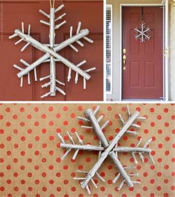 Twig & Branch Snowflake....a nice and earthy piece of winter decor ...