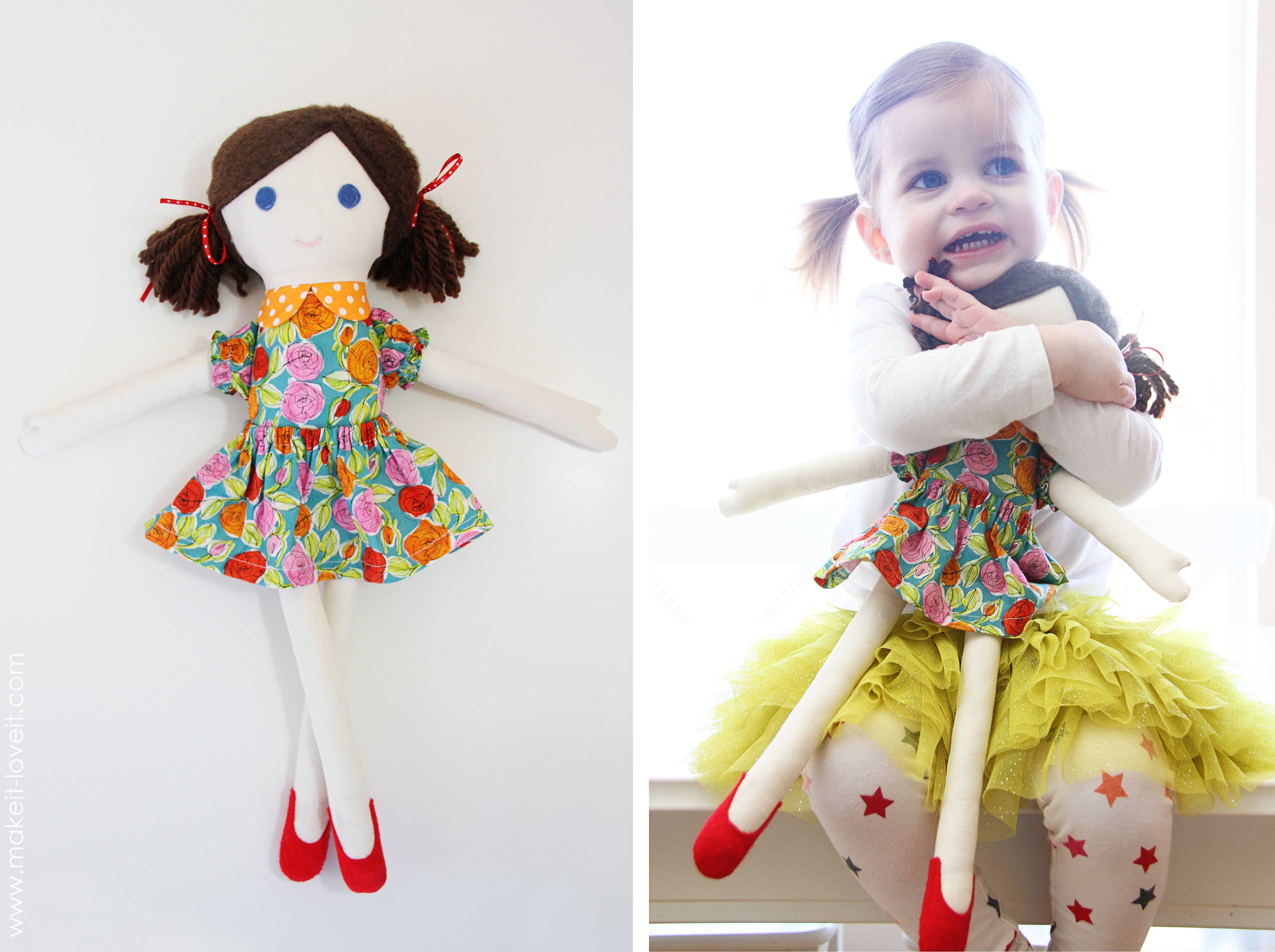 How To Make SIMPLE Fabric Rag Dolls At Home Girl Boy Patterns 