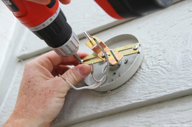 Home Improvement: How to Remove & Replace Outdoor Light Fixtures (Porch ...