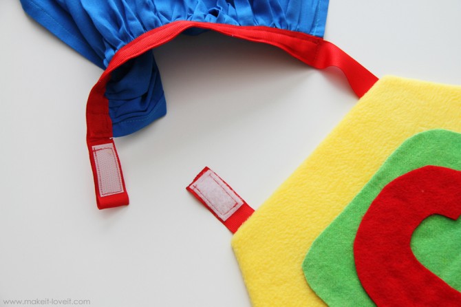 Super Hero Cape with Chest Plate (shield template included) | Make It ...