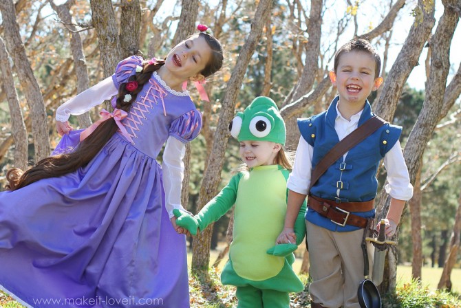 Halloween Costumes 2013: The Whole TANGLED Crew (plus a video!!) | Make ...