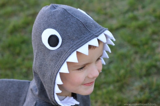 Halloween Costume Ideas: Simple Shark (with Dorsal Fin) | Make It & Love It