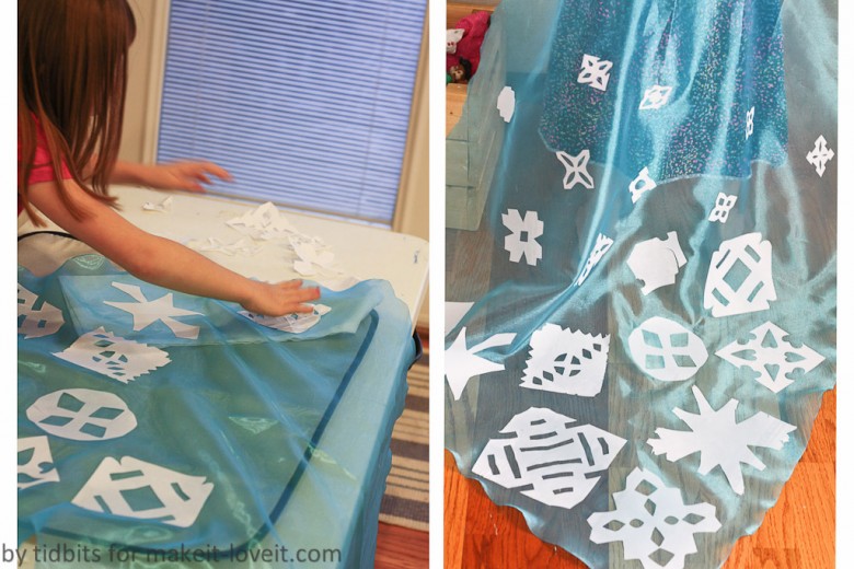 No-Sew ELSA CAPE (from Frozen)...a 'Do-It-Together' Project