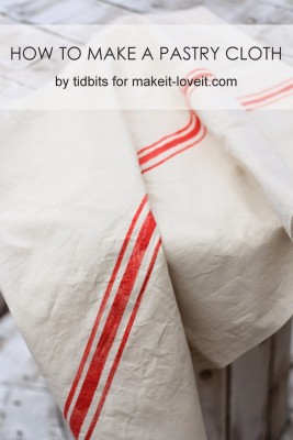 Why you need a Pastry Cloth and How to make one