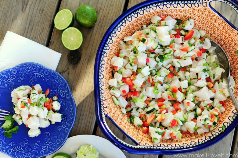Ceviche...a light and delicious summertime dish! | Make It & Love It