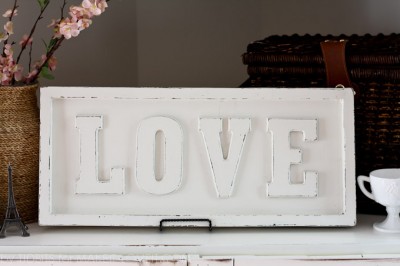 Pottery Barn inspired LOVE ART | Make It & Love It