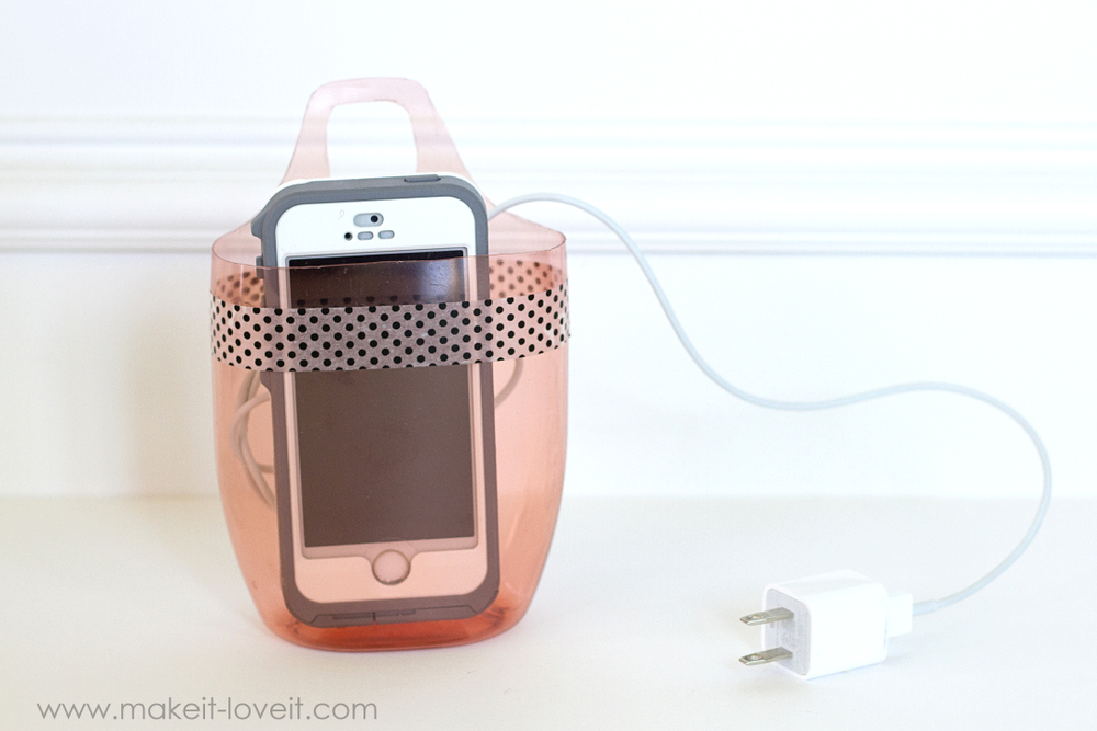 Plastic Bottle Cell Phone Holder