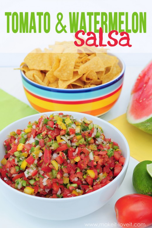 The PERFECT Tomato and Watermelon SALSA recipes -- for SUMMER!