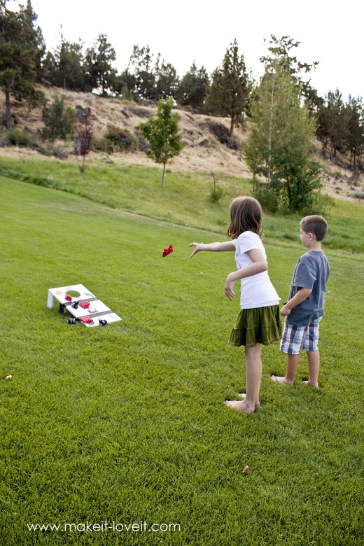 DIY Bean Bag Toss...fun for the whole family! | Make It & Love It