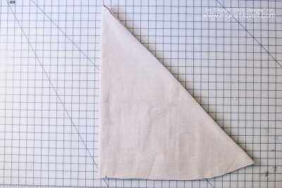 Dropcloth Floor Cushion (Using Fabric Scraps) | Make It & Love It