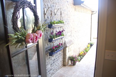 DIY Hanging Rain Gutter Planters | Make It & Love It