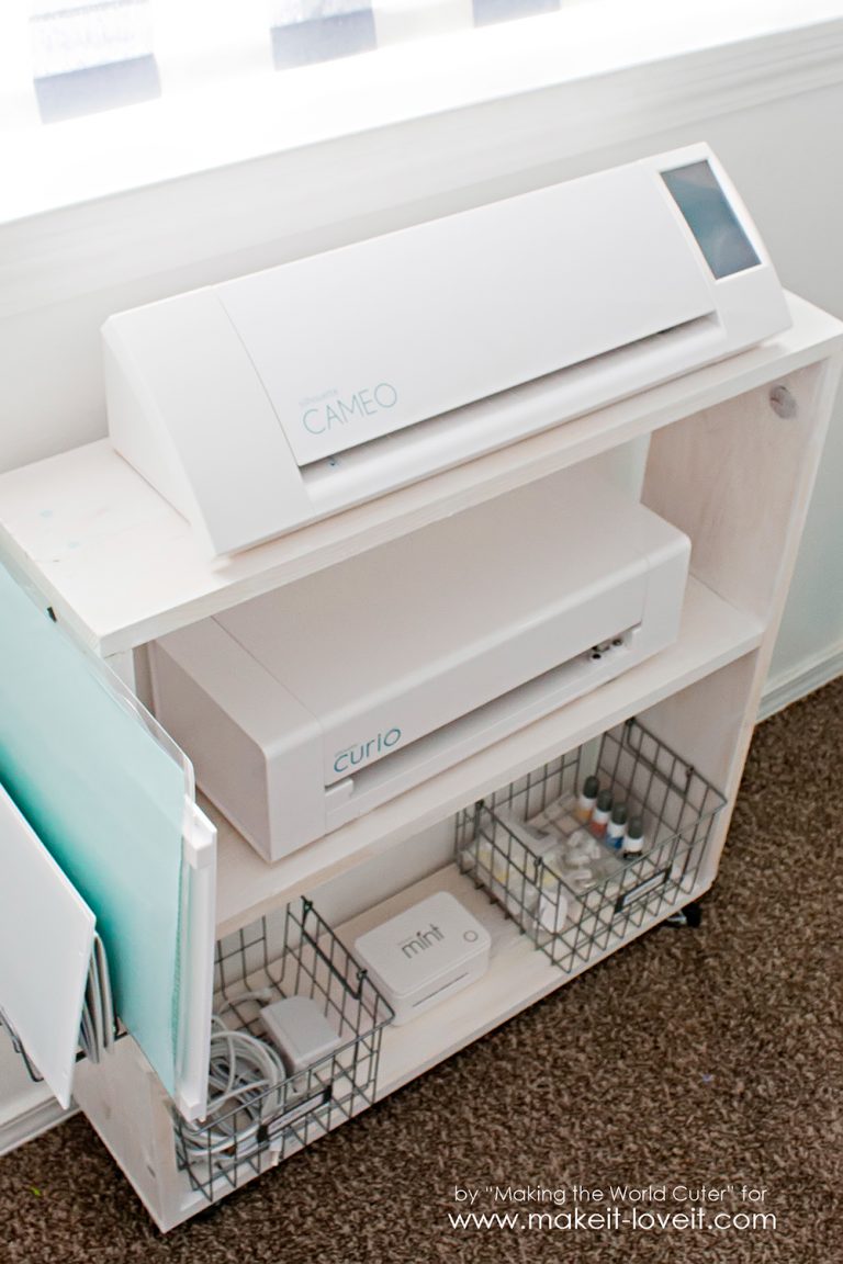 Easy DIY Craft Cart...Perfect Silhouette Storage! | Make It & Love It
