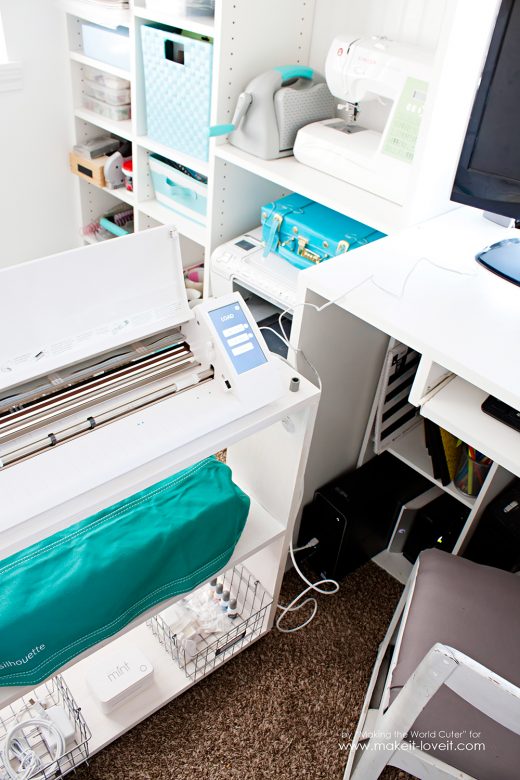 Easy DIY Craft Cart...Perfect Silhouette Storage! | Make It & Love It