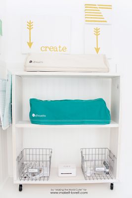 Easy DIY Craft Cart...Perfect Silhouette Storage! | Make It & Love It