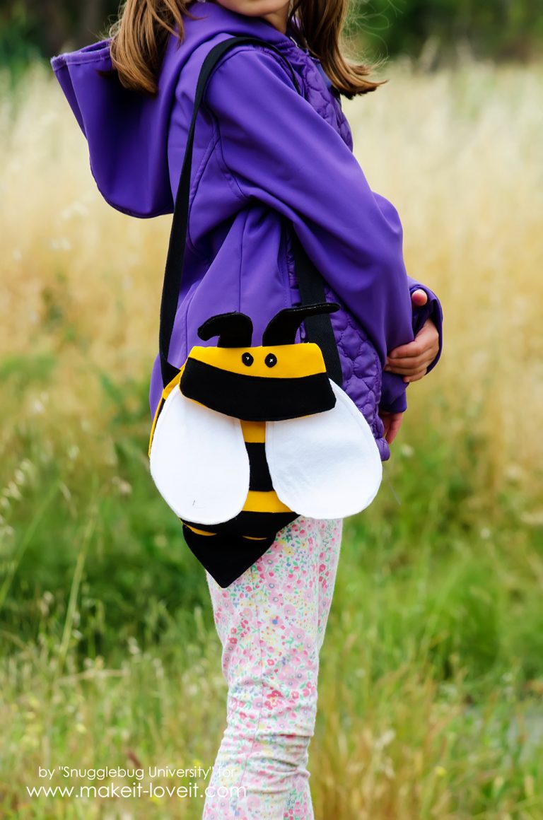 How to make a Kid's BUMBLEBEE Cross-Body Bag | Make It & Love It