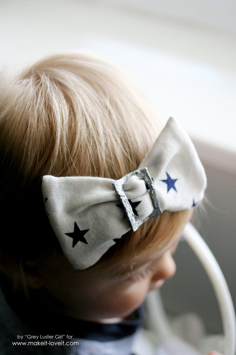 Easy Faux Metal Buckle Hair Bow | Make It & Love It