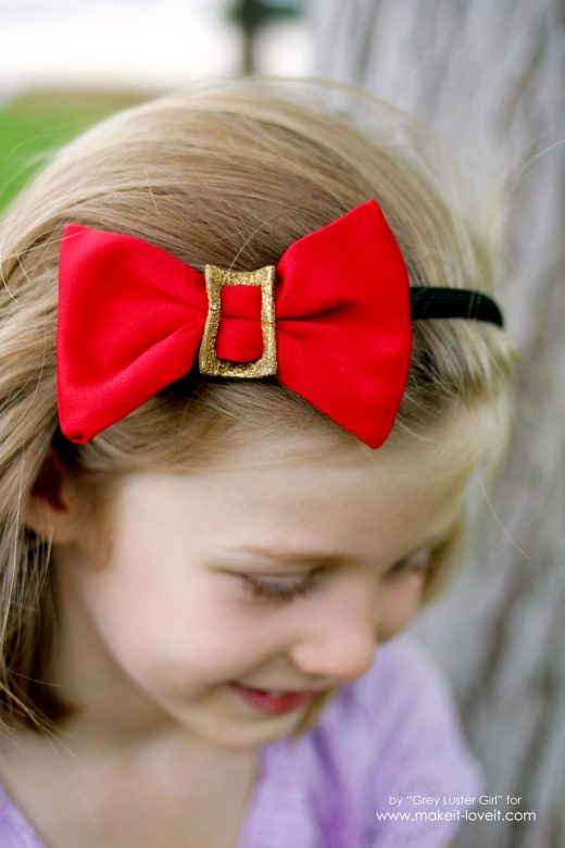 Easy Faux Metal Buckle Hair Bow | Make It & Love It