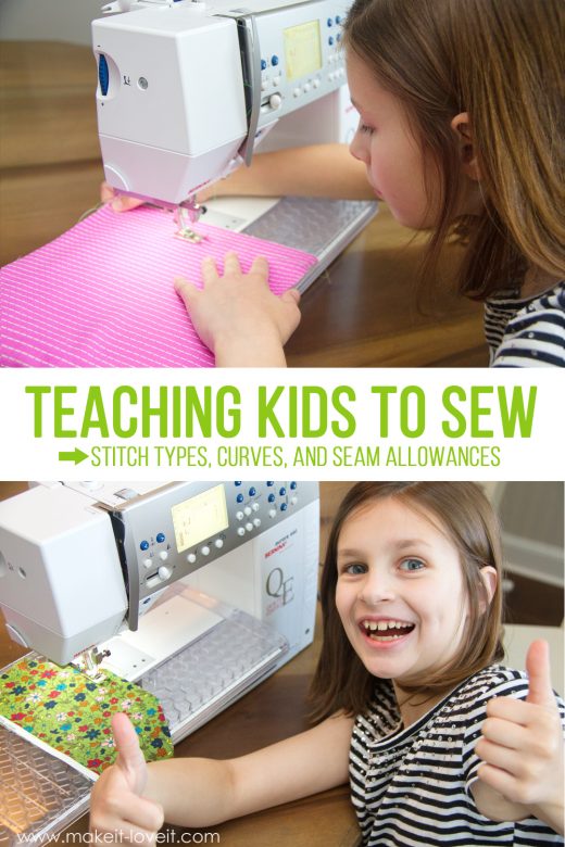 Teaching Kids To Sew, Part 5: Stitch types, sewing on curves, and seam ...