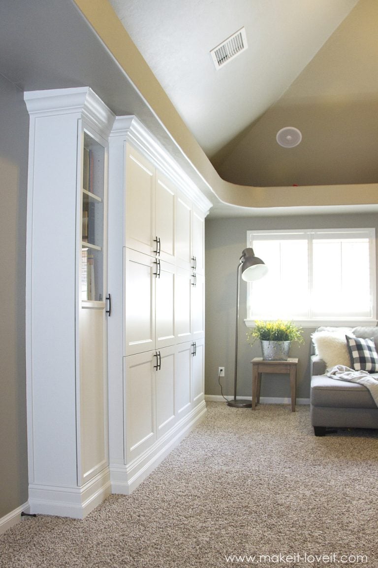 How to Turn IKEA Bookshelves into CUSTOM BUILT-INS | Make It & Love It