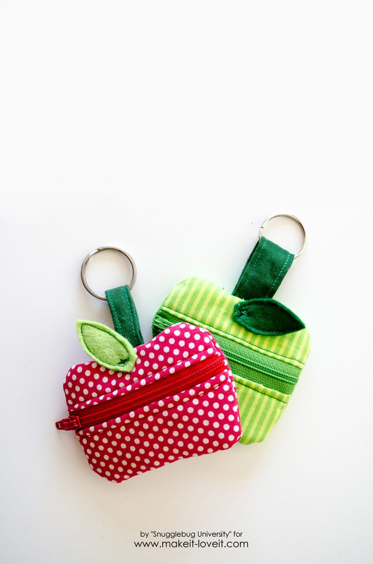 Lunch Money Zippered Apple Pouch | Make It & Love It