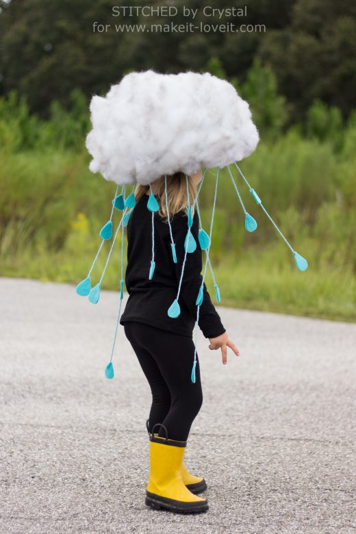 Make a Quick & Easy RAIN CLOUD COSTUME...for all ages! | Make It & Love It