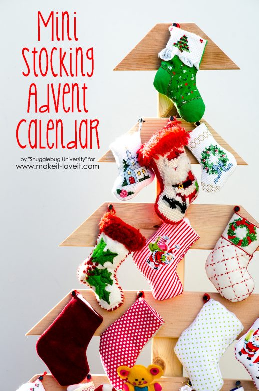 Mini Stocking Advent Calendar | Make It & Love It