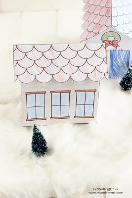 Printable 3D Christmas Houses (...great for kids!) | Make It & Love It