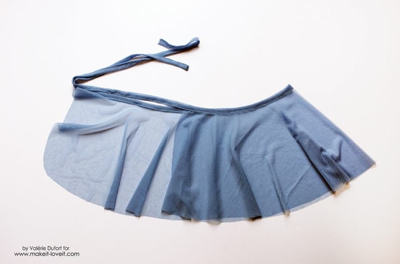 Easy Ballet Wrap Skirt Tutorial