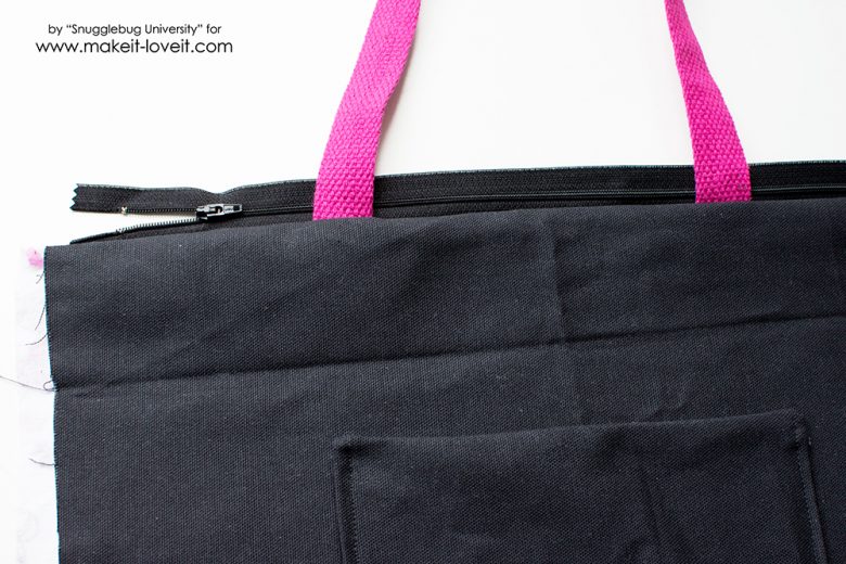 Zippered Tote Bag Tutorial | Make It & Love It