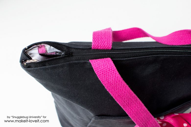 Zippered Tote Bag Tutorial | Make It & Love It