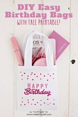 DIY Birthday Gift Bag | Make It & Love It