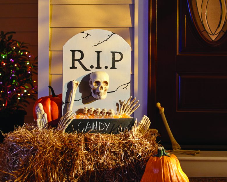 DIY Tombstone Candy Holder (...that lights up!) | Make It & Love It