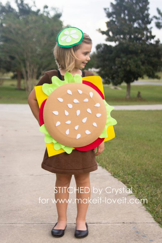 Make A Quick and Easy, No Sew, Cheeseburger Costume!
