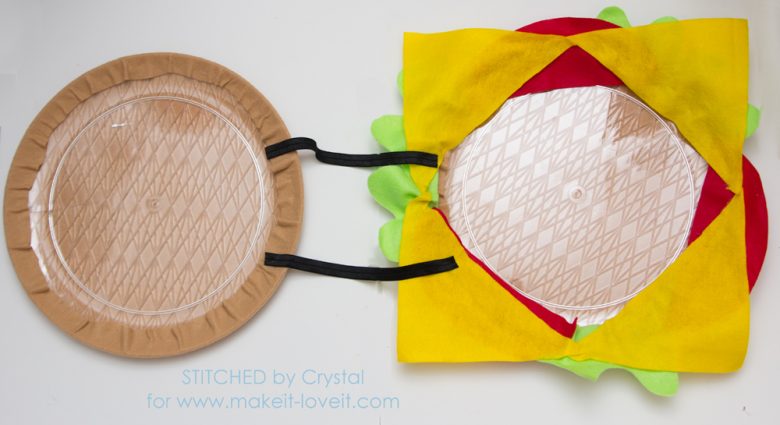 Make A Quick and Easy, No Sew, Cheeseburger Costume!