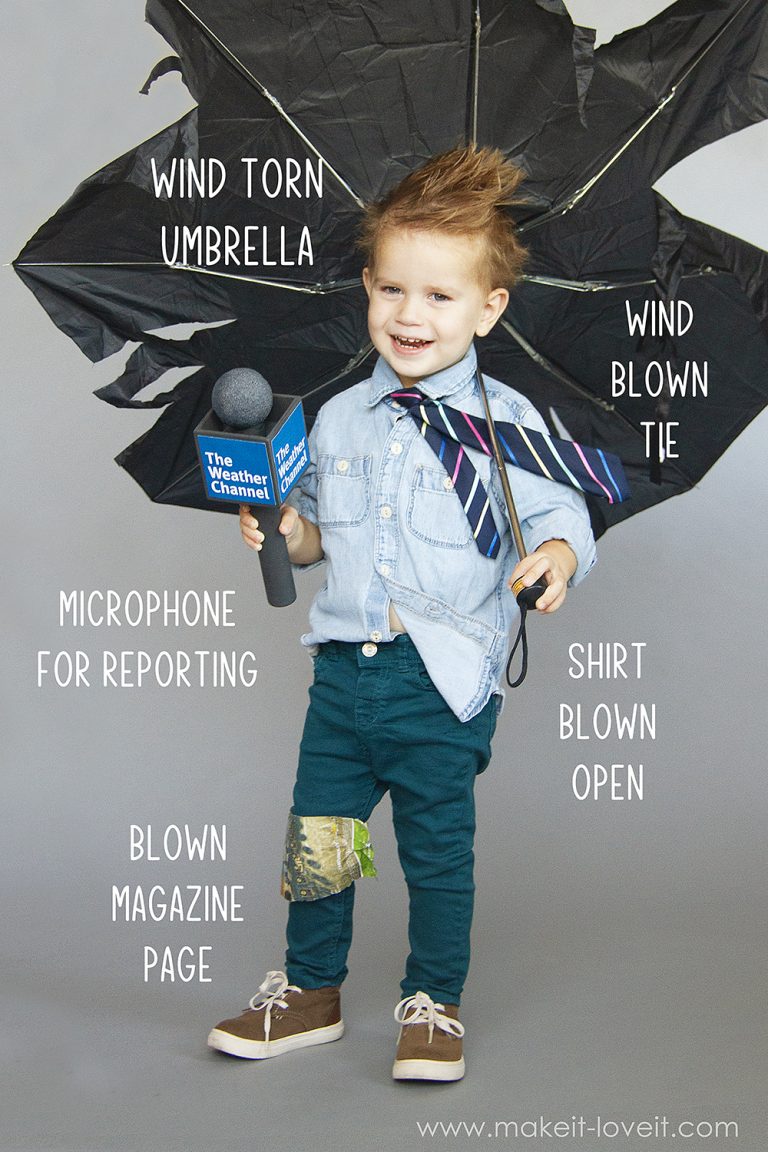 Make a NO-SEW Weatherman Costume | Make It & Love It